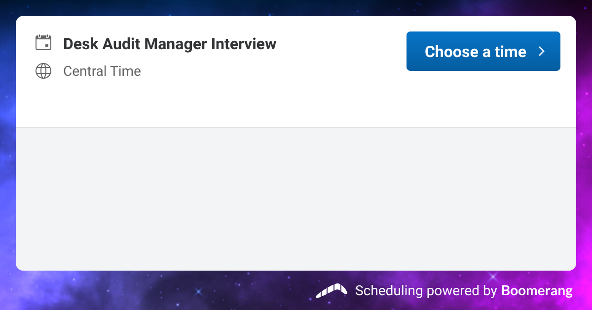 Meet with Jeremy Moore | Boomerang